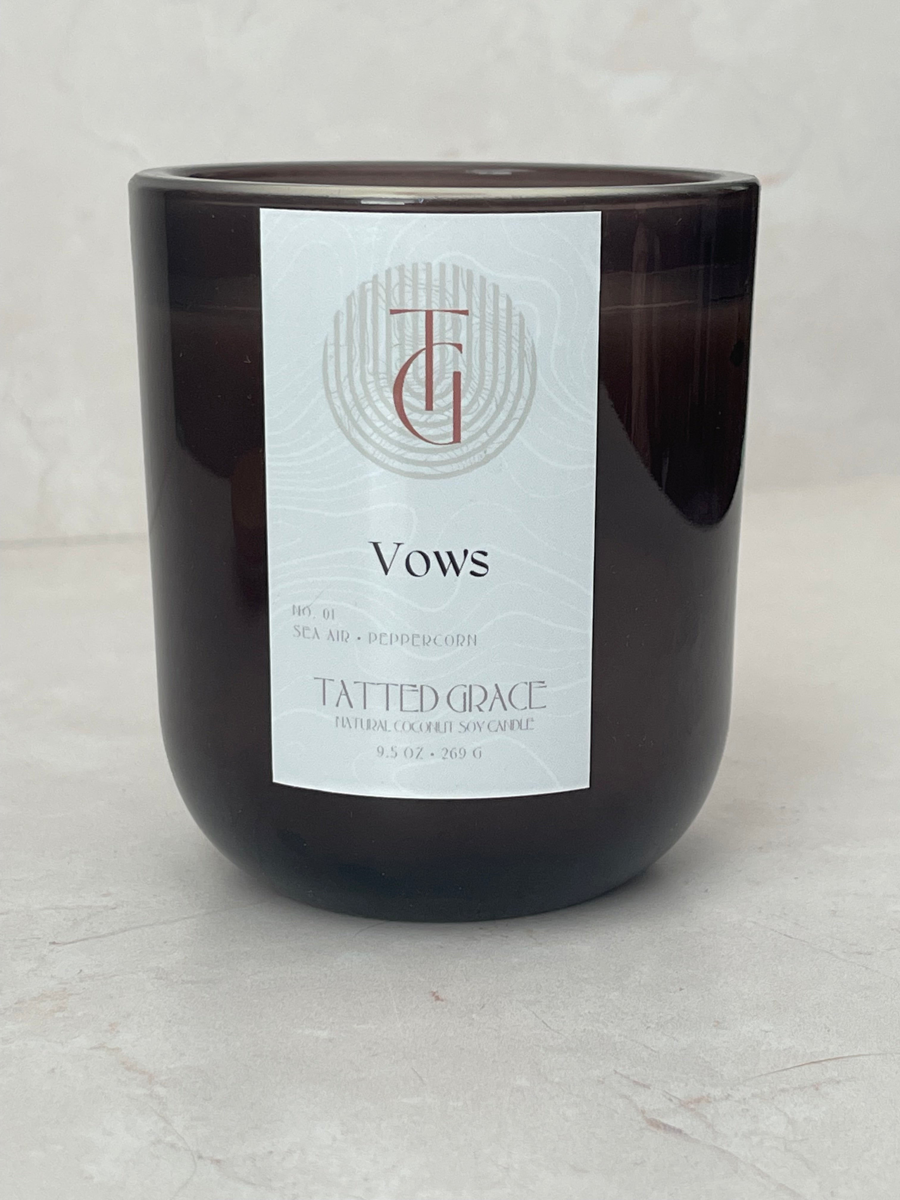Vows Luxury Midi Candle – Tatted Grace Candles + Co